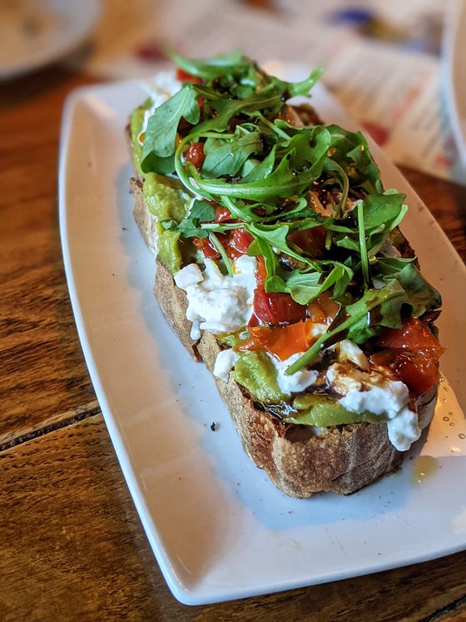Avocado toast gets a Spanish makeover! This burrata-topped beauty is ready for its Instagram close-up.