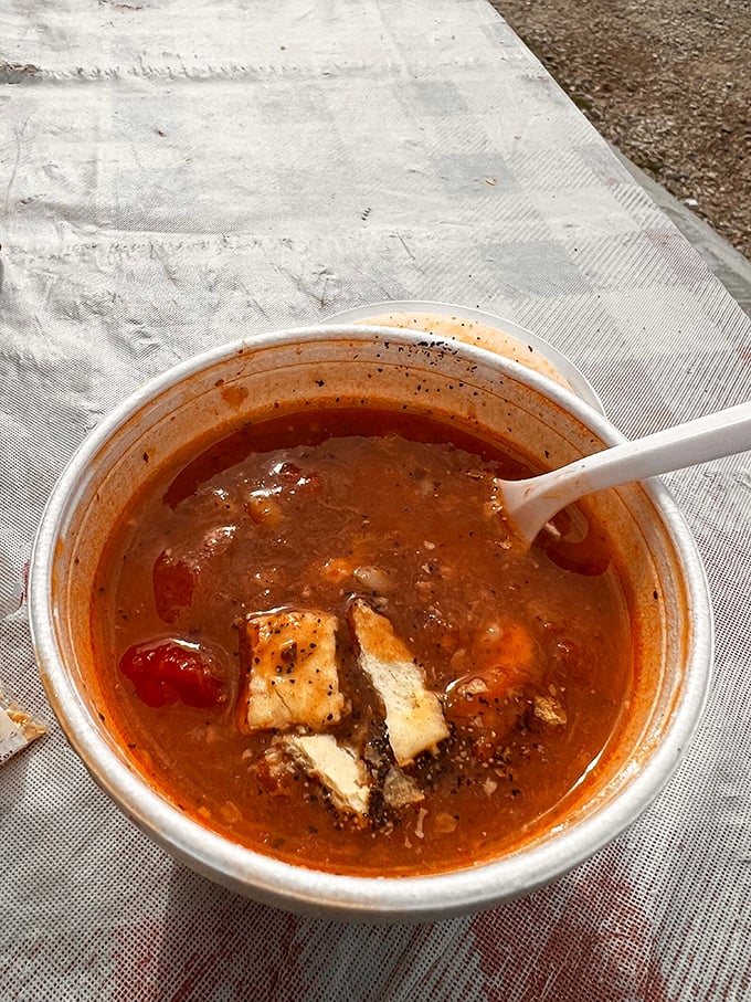 Chili weather, indeed! This hearty bowl is like a warm hug for your taste buds on a cool Michigan day.
