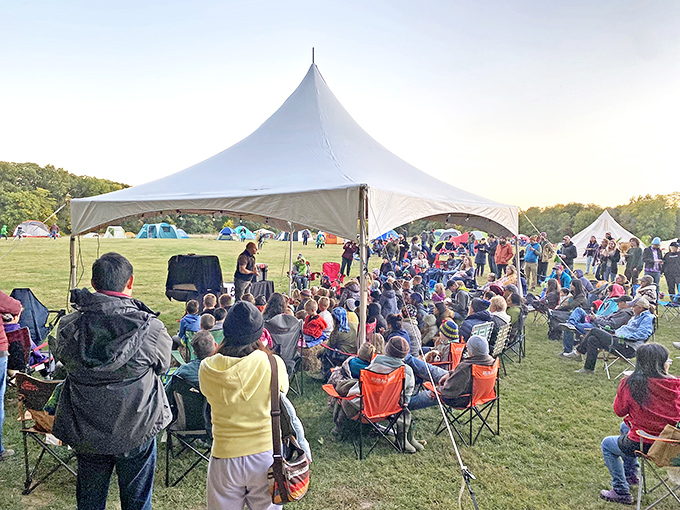 "It's showtime under the big top! This lively gathering proves that Allerton Park isn't just a pretty face &ndash; it's the life of the party."