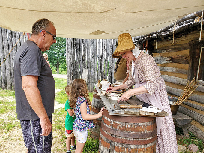 Frontier fun for the whole family! From churning butter to dodging imaginary arrows, there's never a dull moment at this living history event.
