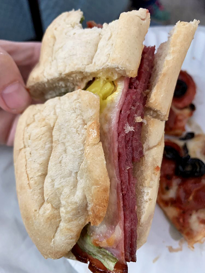 The Italian Submarine: A sandwich so epic, it needs its own naval fleet. Dive in and conquer this tower of flavor!