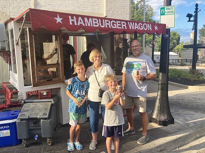 Generations unite over grilled greatness! From grandpas to grandkids, the Hamburger Wagon brings families together one patty at a time.
