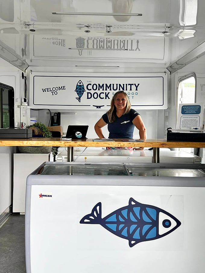 The Community Dock: where seafood dreams set sail and friendly faces make you feel like a local, even if you're just passing through.