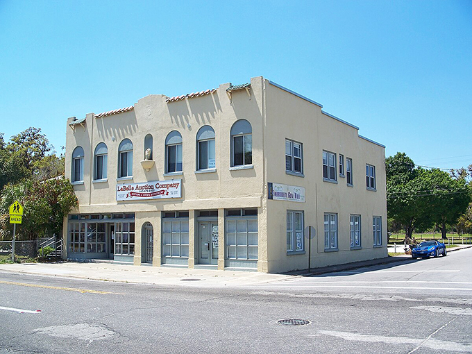 Going once, going twice... sold on LaBelle! This auction house probably has more stories than items for sale.