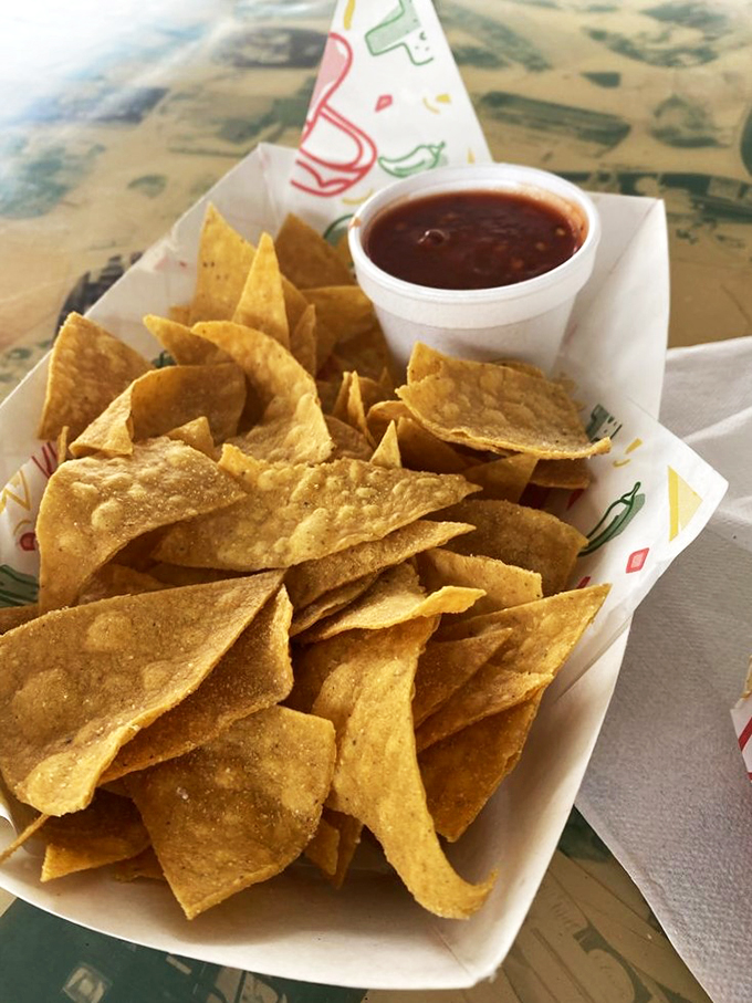 Crunch time! These chips are the opening act to a flavor-packed meal. Paired with salsa, they're like a fiesta in your mouth &ndash; no pi&ntilde;ata required.