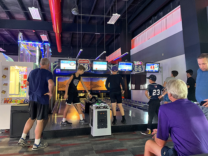 Strike! Or was it a spare? Either way, this family's rolling into good times faster than you can say "bumper lanes."