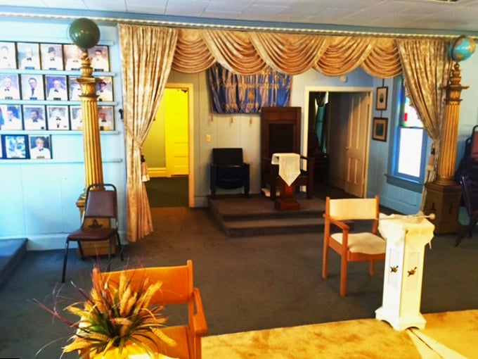 Step inside and prepare for a Victorian fever dream. It's like your great-grandmother's attic, but with better lighting.