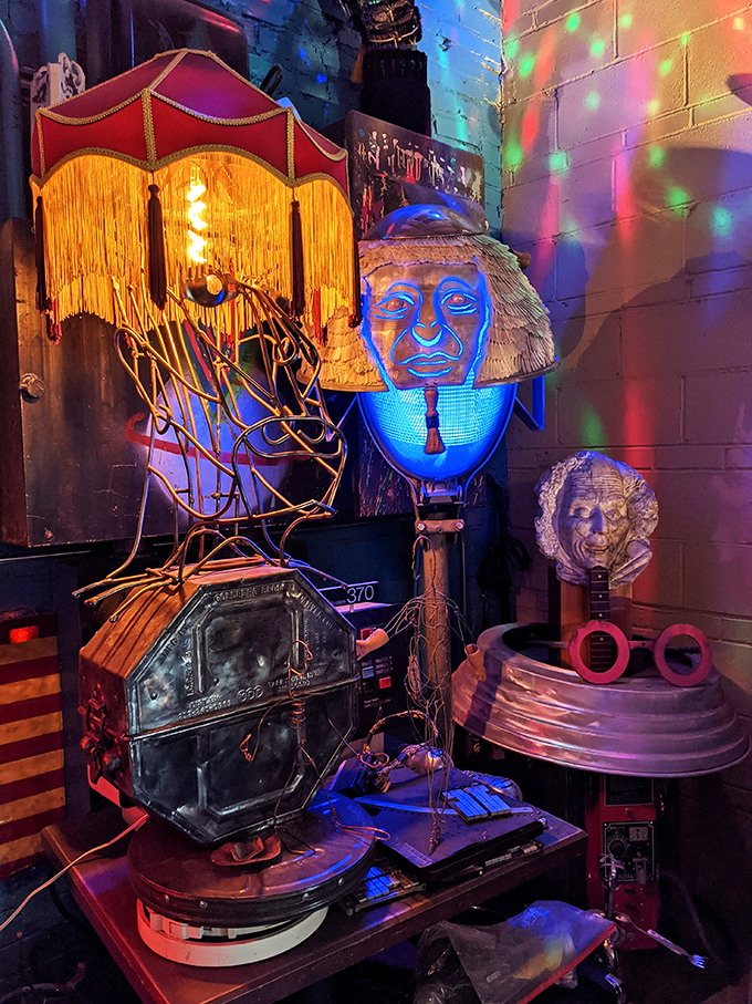 It's like a garage sale threw up in the best possible way. Each piece tells a story &ndash; some more coherent than others.