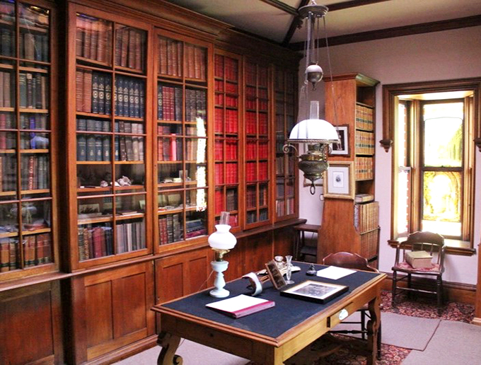 Before Google, there was this: A room where knowledge lived on shelves and 'scrolling' meant actually unfurling a scroll.