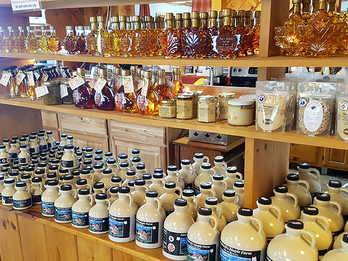 A rainbow of amber delights! From light and delicate to dark and robust, there's a syrup shade for every pancake personality.