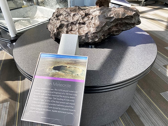 "One small step for man, one giant paperweight for mankind." This meteorite's got a story that's out of this world!