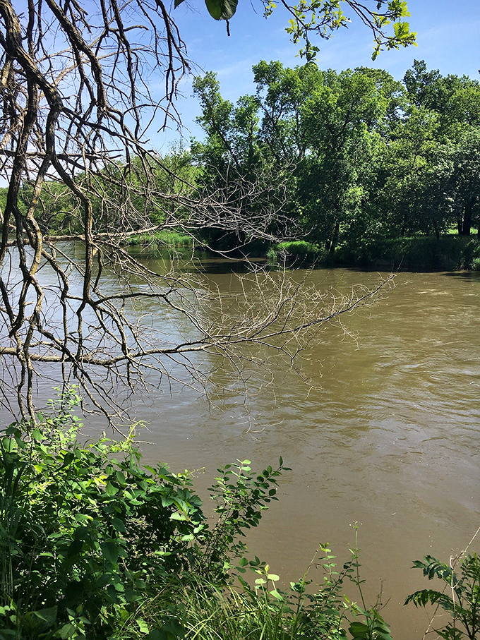The Des Moines River, nature's own highway. This isn't just water under the bridge; it's a slice of Minnesota magic.