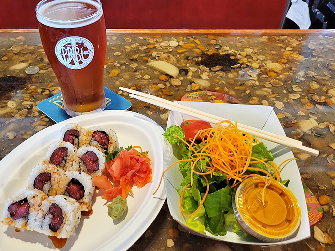 Who said salads can't be exciting? This bowl of greens is dressed up and ready to party like it's spring break in Daytona. 