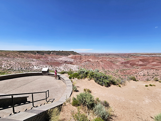 Step right up to nature's grandest show! This viewing platform offers more drama than a soap opera marathon. No popcorn needed.