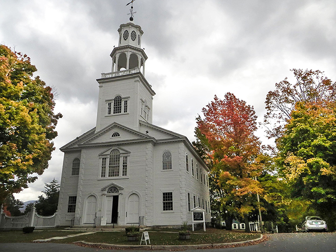 Robert Frost's final resting place proves that sometimes, the road less traveled leads to a pretty spectacular church.