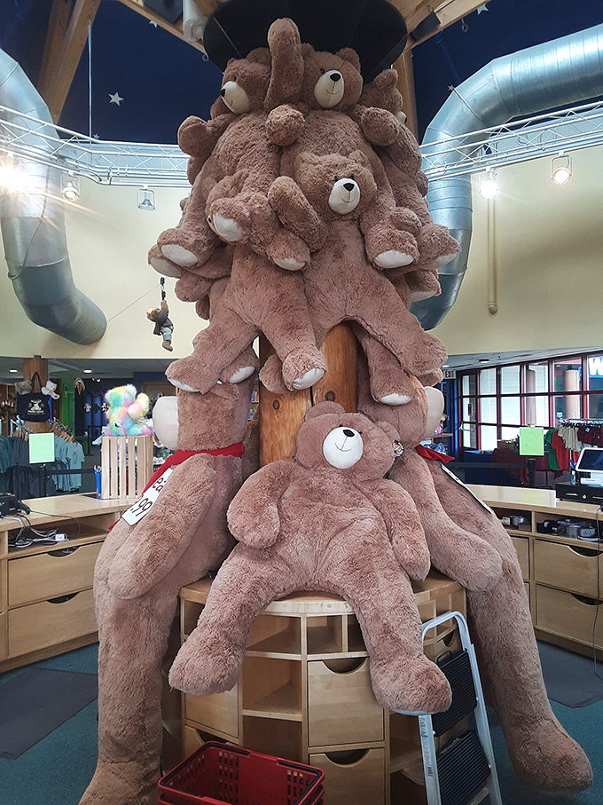 It's raining bears! This towering ursine sculpture gives new meaning to the phrase "bear market" &ndash; and we're buying what they're selling.