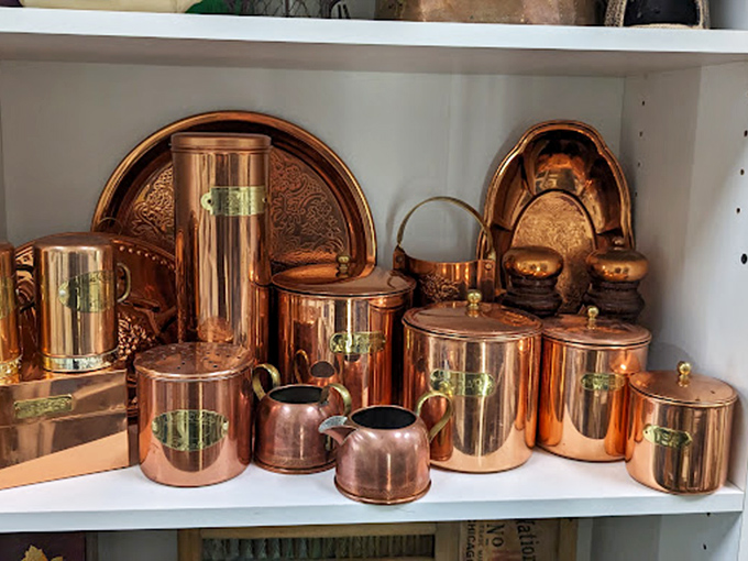 Copper-bottomed dreams: These gleaming pots and pans are kitchen royalty, fit for a feast of Downton Abbey proportions.