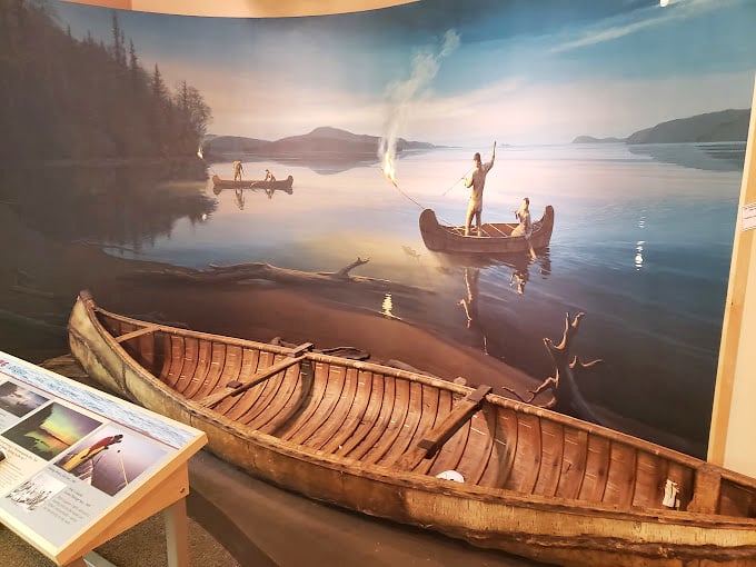 Time travel, canoe style! This exhibit transports you back to when fur traders paddled these waters, probably dreaming of future heated car seats.