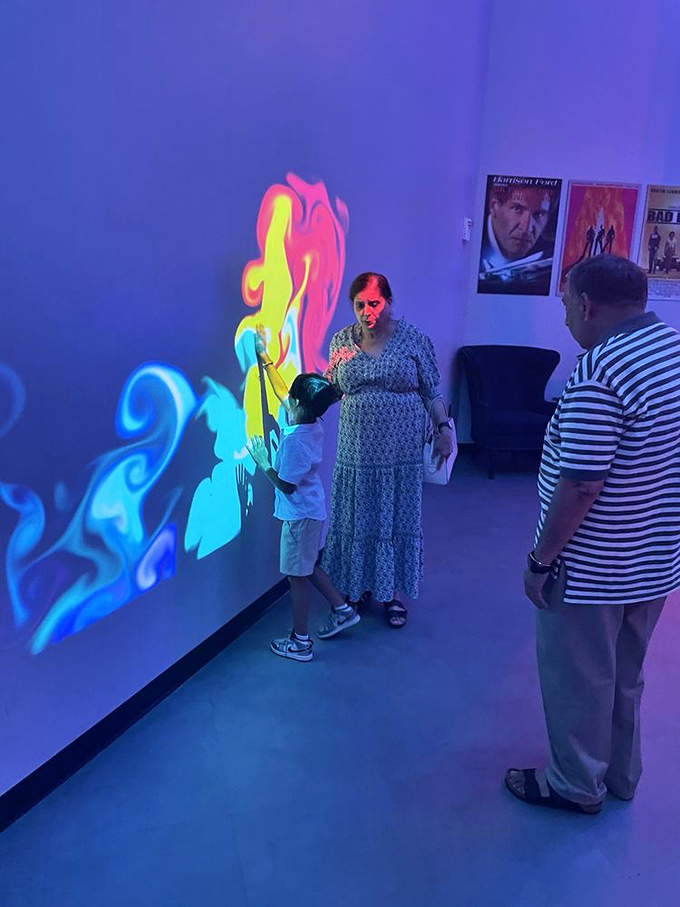 Paint with light and let your imagination run wild. It's like being inside a living, breathing screensaver!