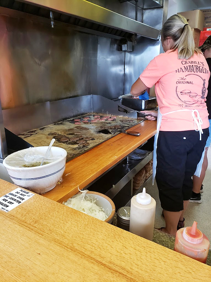 Flipping fantastic! Watch as your burger goes from raw to jaw-dropping delicious faster than you can say "medium rare."
