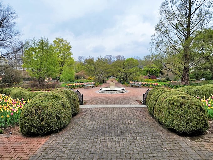 "Hedge your bets." These perfectly manicured shrubs could give Edward Scissorhands a run for his money. Topiary goals, anyone?