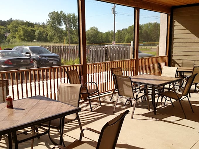 Patio perfection! Enjoy your meal with a side of fresh Minnesota air and friendly conversation.