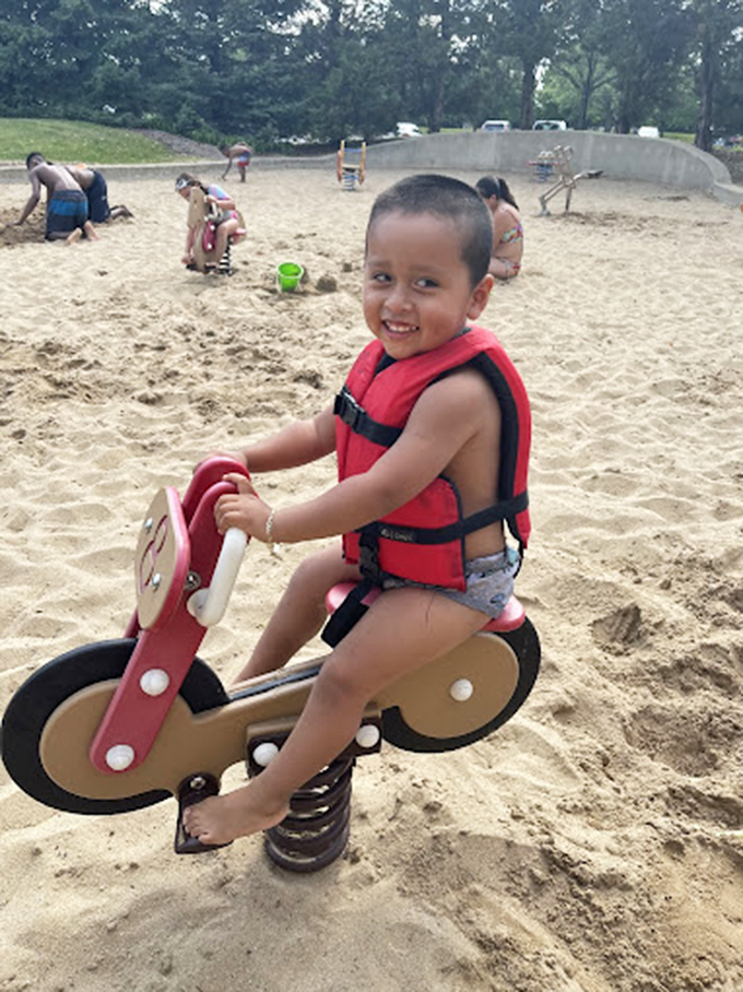 Sand, sun, and... Illinois? This beach area brings a slice of the coast to the Midwest. No sharks, guaranteed!