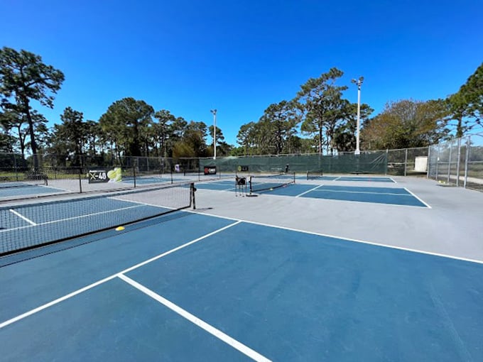 Game, set, match: Serve up some fun under the Florida sun. With courts this inviting, even beginners might feel like the next Serena Williams!