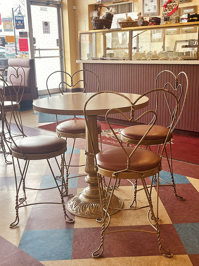 These vintage chairs aren't just seating, they're time machines. Sit down in 2023, stand up in 1955!