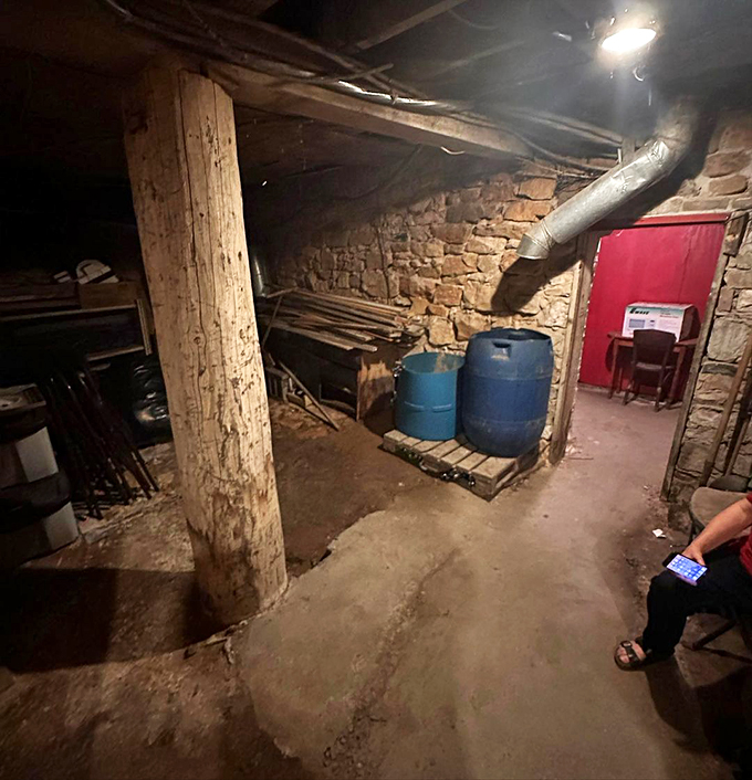 In this basement, every creak and shadow could be the start of an unforgettable story. Time to channel your inner ghostbuster!