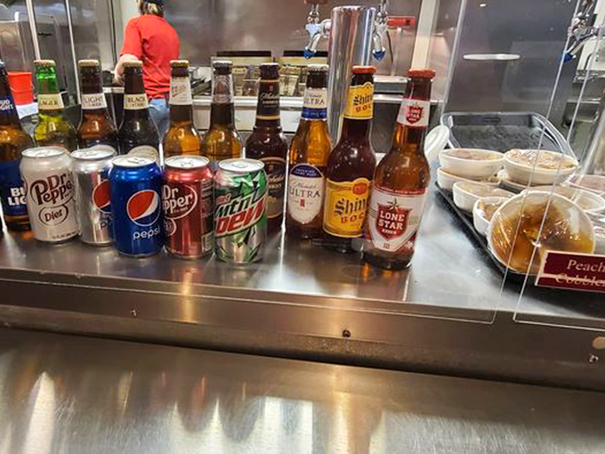 Decisions, decisions! From craft beers to classic sodas, there's a perfect pairing for every BBQ creation. It's like a liquid treasure hunt.