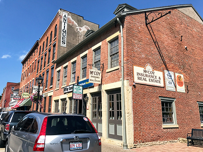 Brick by brick, Galena builds its charm. This street corner whispers tales of yesteryear to anyone who'll listen.