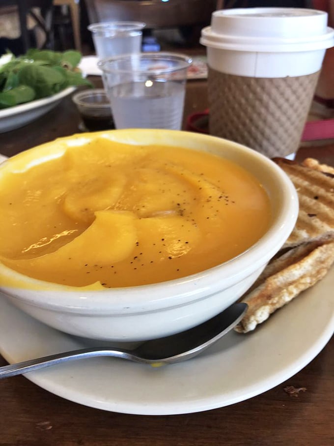 Sunshine in a bowl! This butternut squash soup is autumn's answer to a warm, comforting hug.