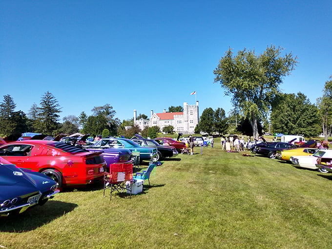 "Classic cars and castles &ndash; it's like 'Downton Abbey' meets 'American Graffiti' in the best way possible!"