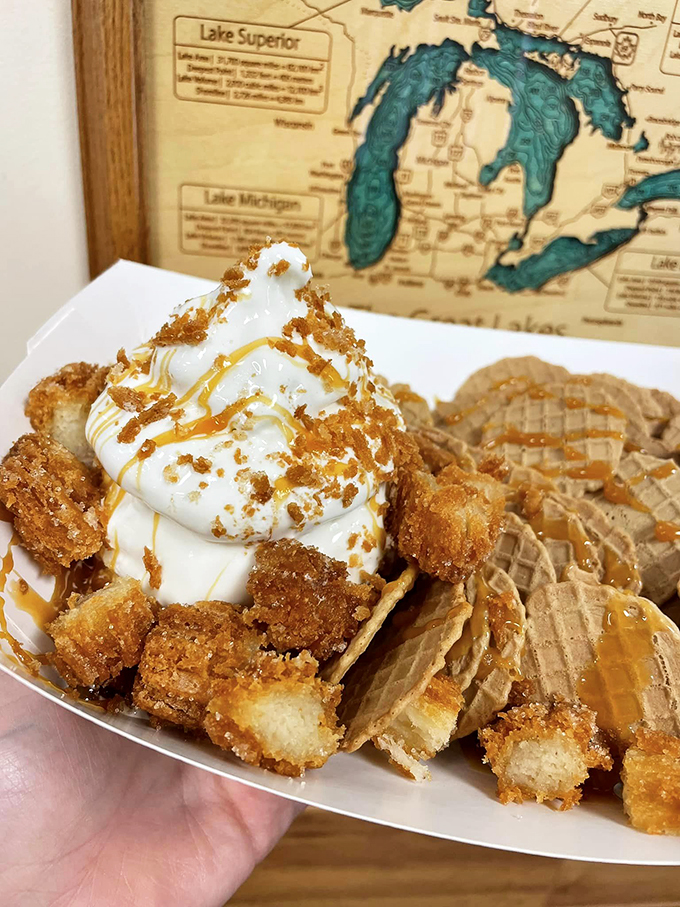 Churro-ver the moon! These caramel-drenched churros are taking dessert to new, crispy-sweet heights.