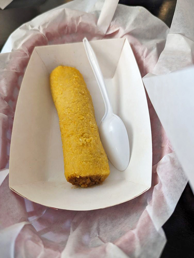 Meet the Chicago tamale: the Midwest's tasty twist on a classic. It's like a warm, corn-hugged hug that'll transport you straight to the Windy City.
