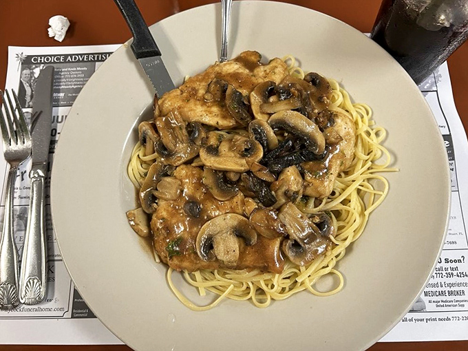 Chicken Marsala: Where poultry meets wine in a dance so delicious, it deserves its own primetime show.