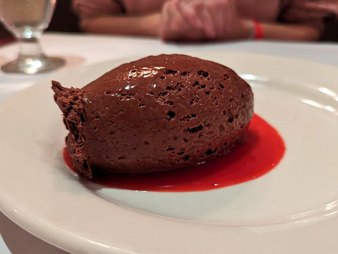 Chocolate mousse or edible cloud? This dessert is so light and airy, it might float right off your plate. Quick, catch it with your spoon!