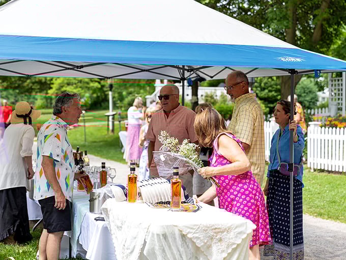 Cheers to history! These dapper folks are toasting the past with present-day panache. It's like "Downton Abbey" meets "Cheers" &ndash; where everybody knows your (great-great-grandparent's) name.