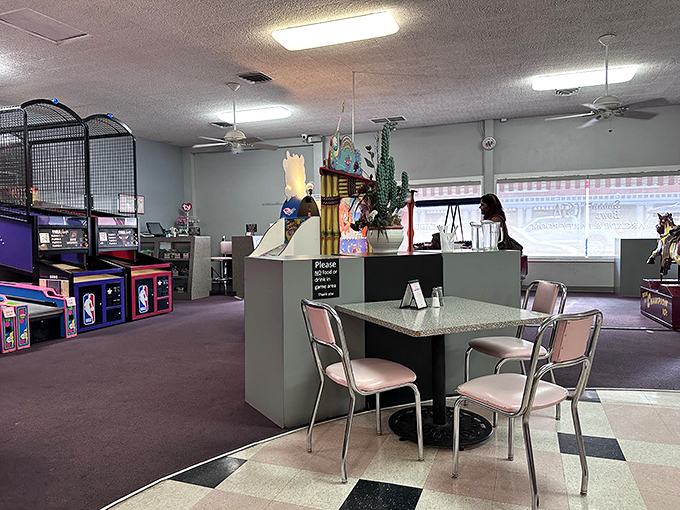 Game on, sugar rush activated! Who says you can't play pinball with a sundae in hand? Multi-tasking at its finest!