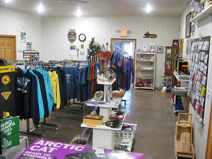 Forget the t-shirt – here's where you pick up your "I conquered the snow" souvenir sweatshirt!