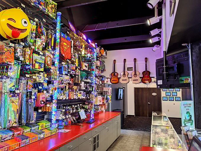 Treasure trove or toy explosion? This gift shop is where wallets come to party and self-control goes on vacation.