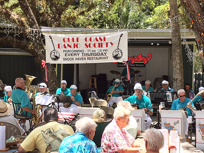 Banjos and good times in perfect harmony. It's like "Deliverance" meets "The Golden Girls" &ndash; in the best possible way!