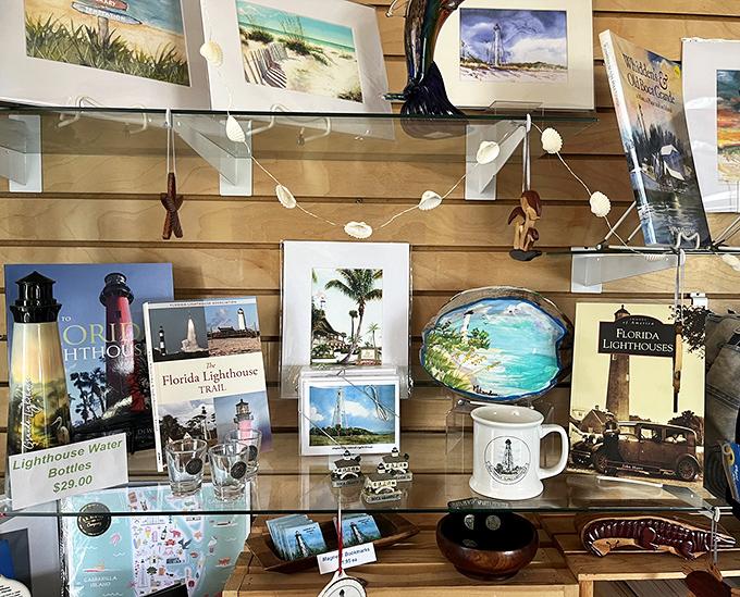 Souvenir central! Take a piece of lighthouse magic home &ndash; just don't try to fit the actual lighthouse in your suitcase.