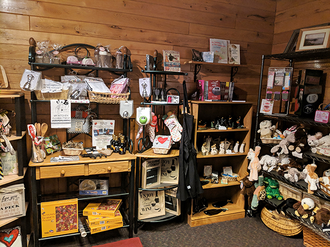 Tchotchkes galore! This souvenir shop is where your inner child and your grandma's decorating style collide in the most delightful way possible.