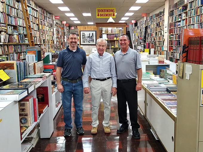 Meet the wizards of words! These friendly faces are your guides through this labyrinth of literature. Don't be shy, ask for recommendations!