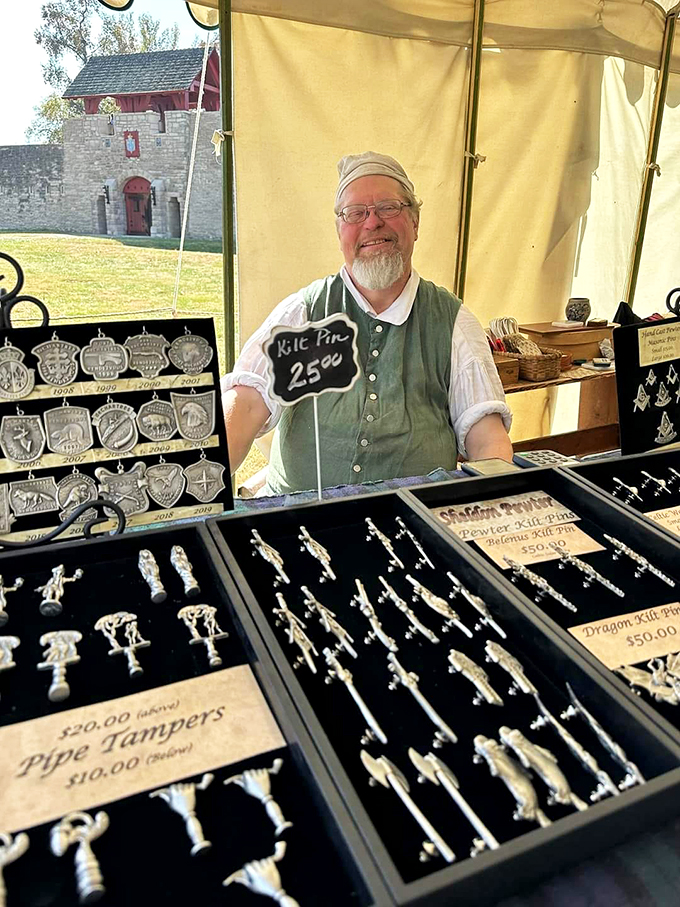 Pipe down and check this out! This vendor's wares are more intricate than the plot of "Game of Thrones," and probably just as addictive.