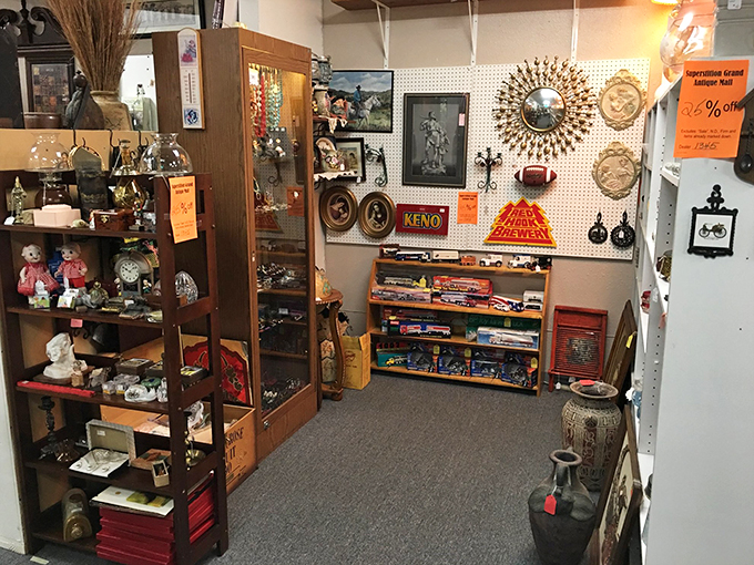 Game night, anyone? This booth is stocked with enough vintage entertainment to make you forget about your smartphone.