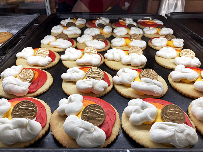 Cookie monsters, unite! These patriotic treats are so cute, it's almost a shame to eat them. Almost.