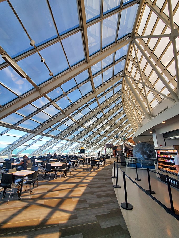 Dining with the stars takes on a whole new meaning. This cosmic cafeteria serves up stellar views with a side of science.